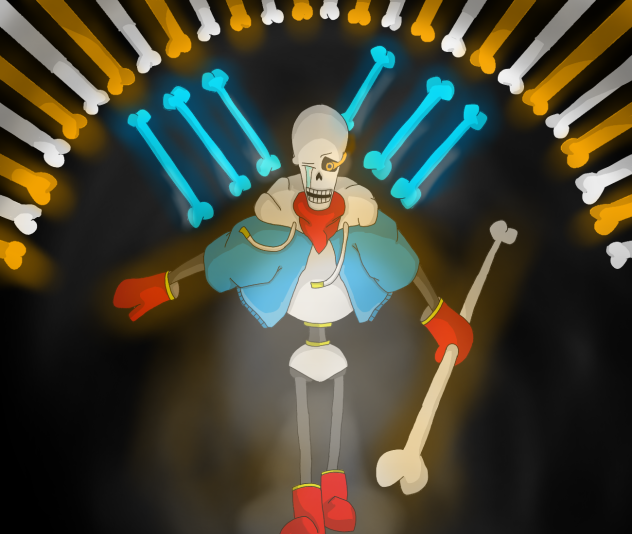 Undertale 각성 파피루스 - ibisPaint