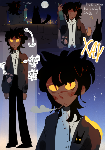 emo cat boy - ibisPaint