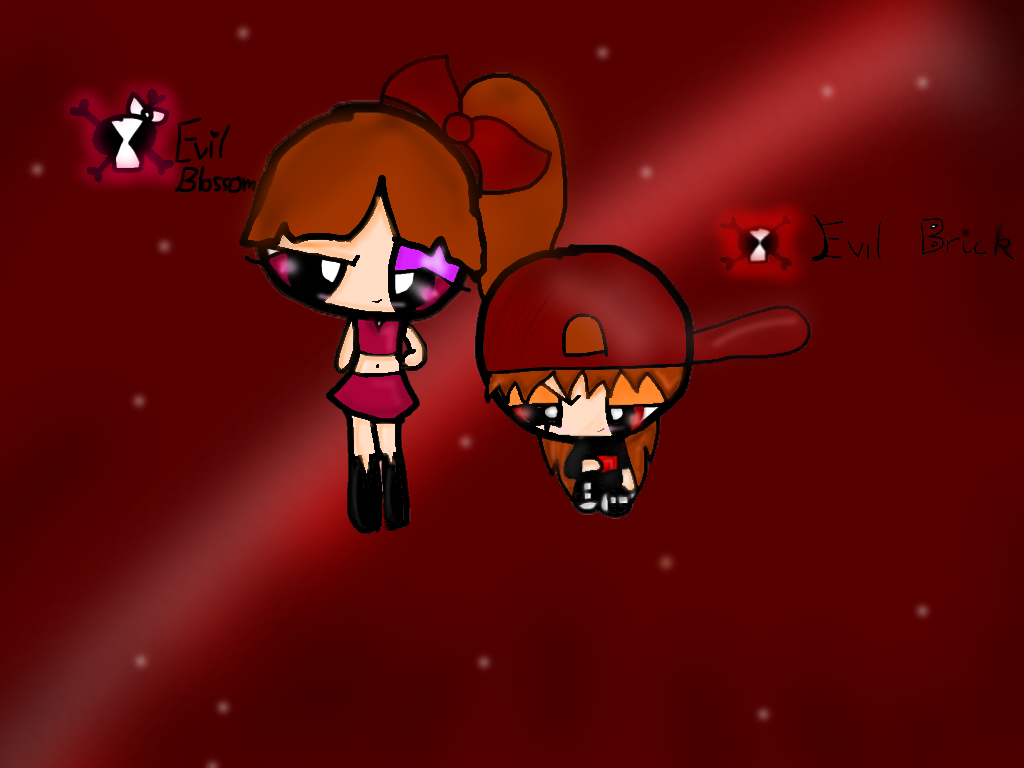 evil brick and blossom - ibisPaint