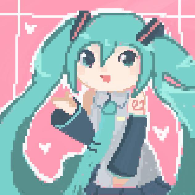 pixel miku - ibisPaint