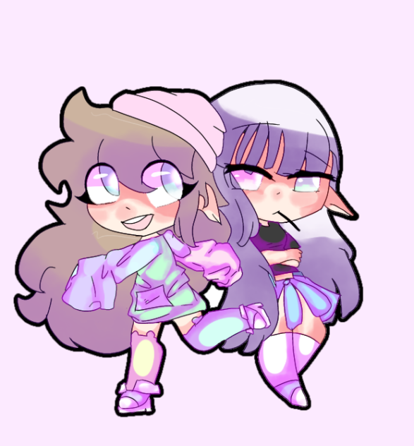 The Pastel Couple- Candy and Minty! - ibisPaint