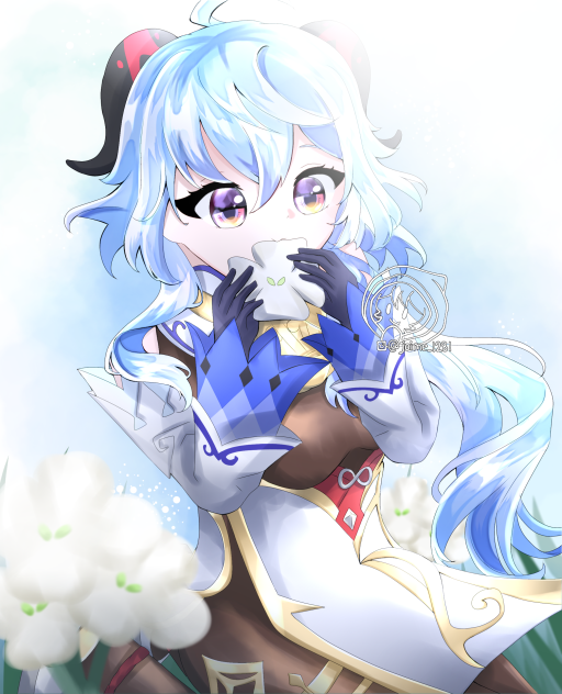 Ganyu Artwork - ibisPaint