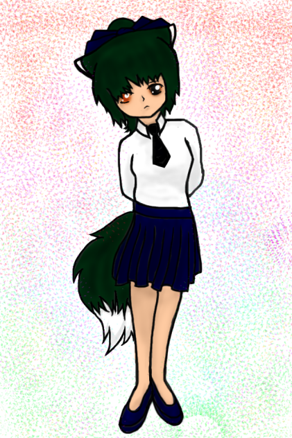 Half Fox Girl - ibisPaint