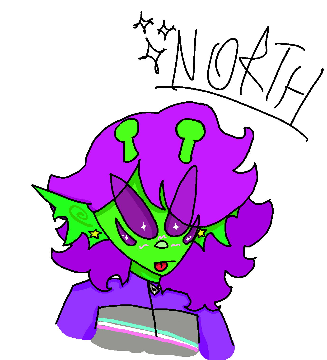 Alien girl - ibisPaint