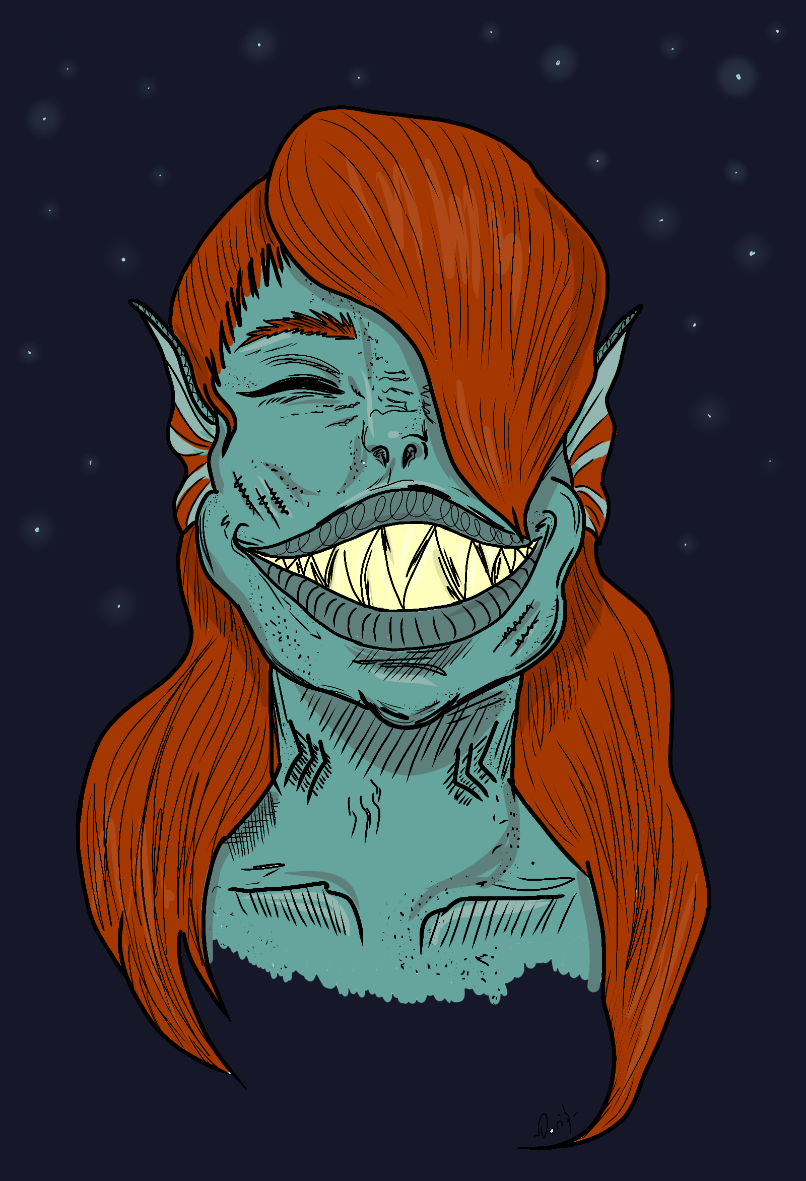 Undine the Undying smile - ibisPaint