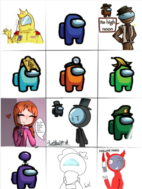 another among us collab - ibisPaint