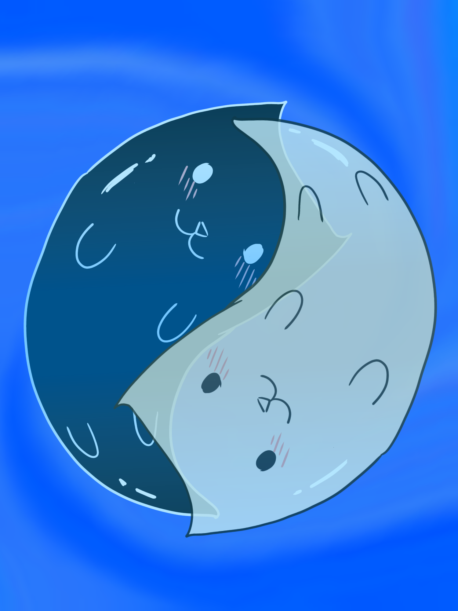 yin and yang - ibisPaint