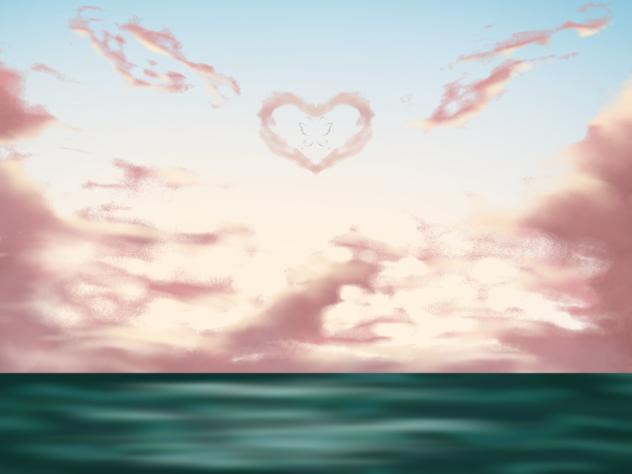 Ocean scenery - ibisPaint