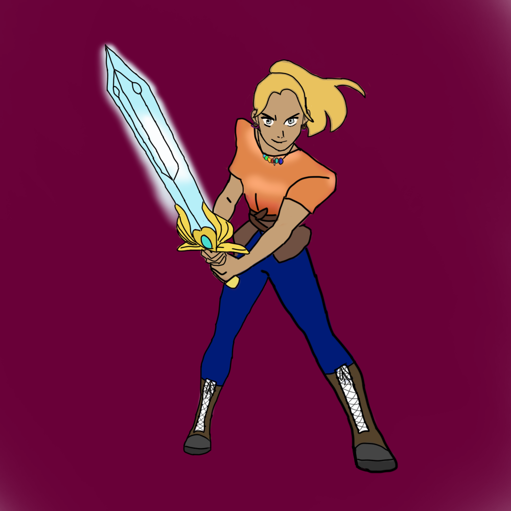 Annabeth as She-Ra - ibisPaint