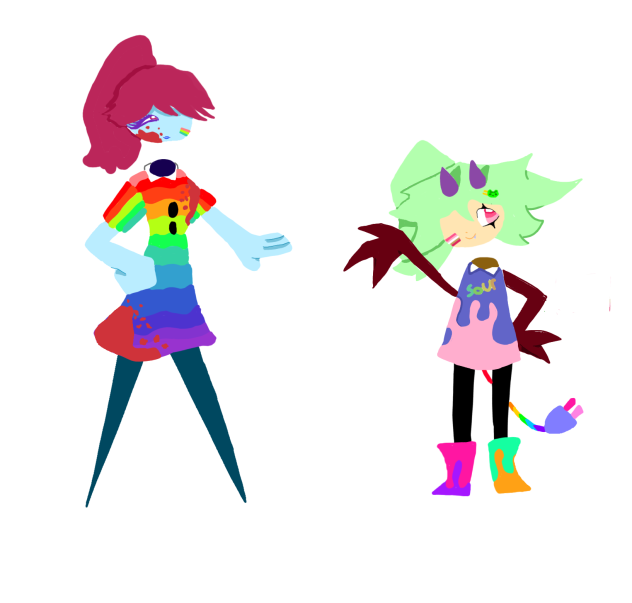 two of my newest fpe ocs - ibisPaint