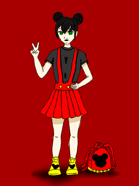 mickey mouse inspired - ibisPaint