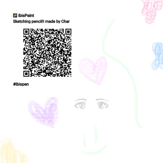 New QR code (Sketching pencil!!) - ibisPaint