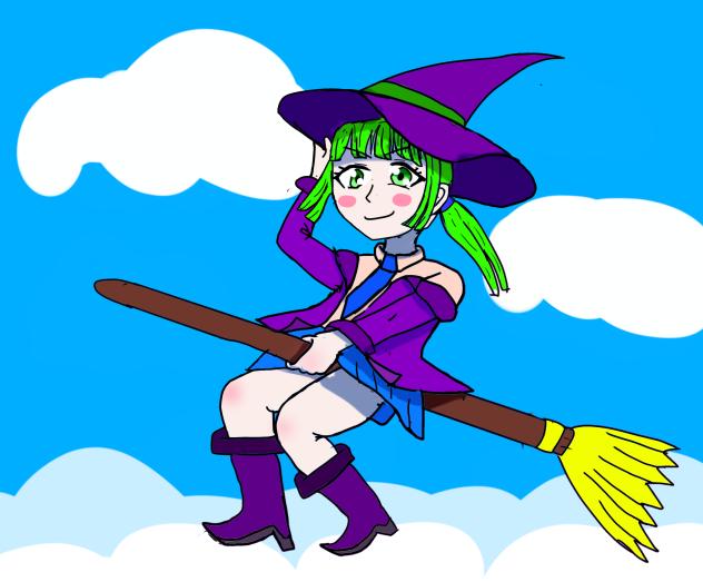 The little witch girl - ibisPaint