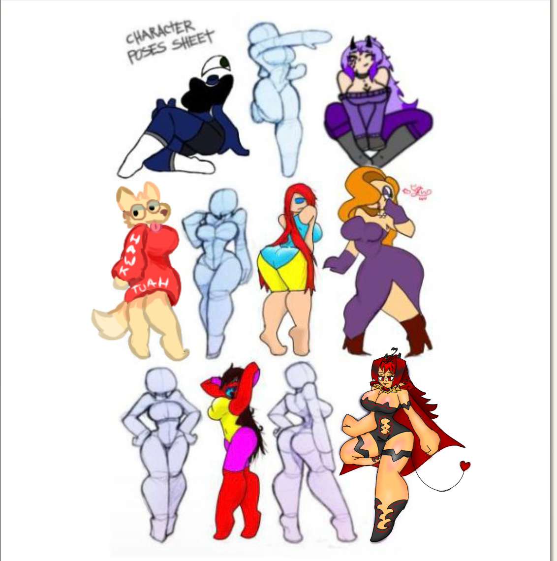 Sexy collab - ibisPaint