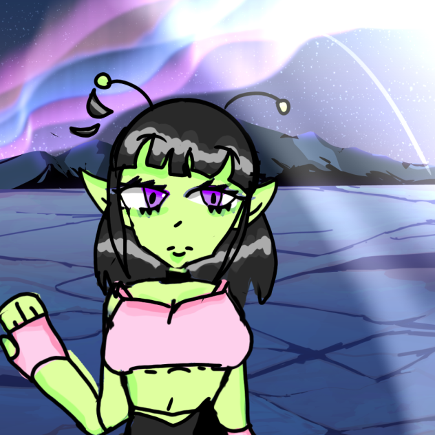 alien girl - ibisPaint