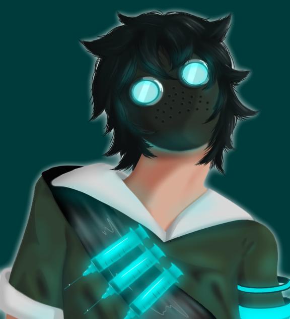 Redrawing really old oc lol (mask on) - ibisPaint