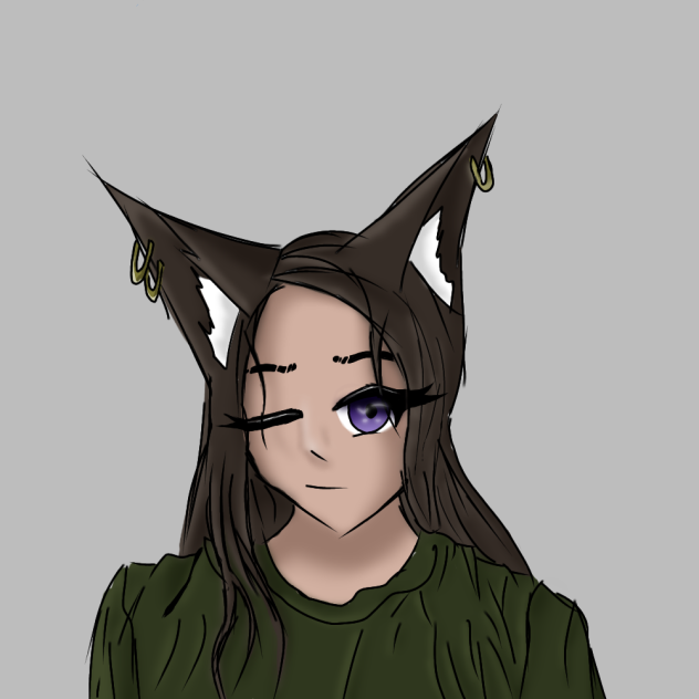 wolf girl - ibisPaint