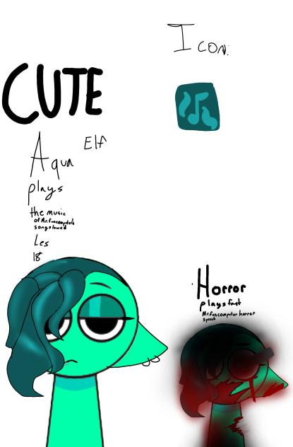 Aqua Sprunki (oc) - ibisPaint