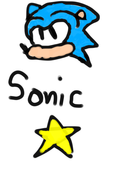 Sonic star - ibisPaint