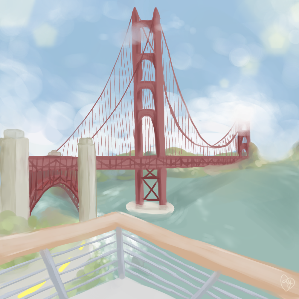Golden Gay Bridge° °} - ibisPaint