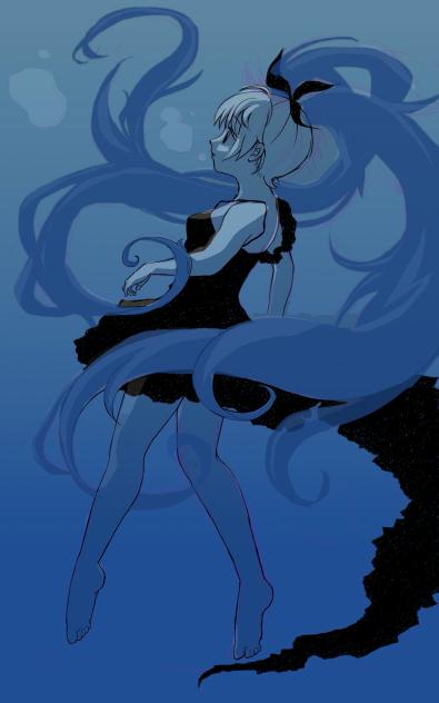 Deep Sea Girl Miku hatsune - ibisPaint