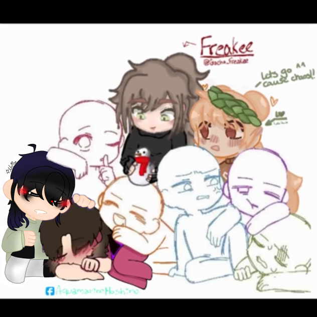 Sleeping Collab - ibisPaint