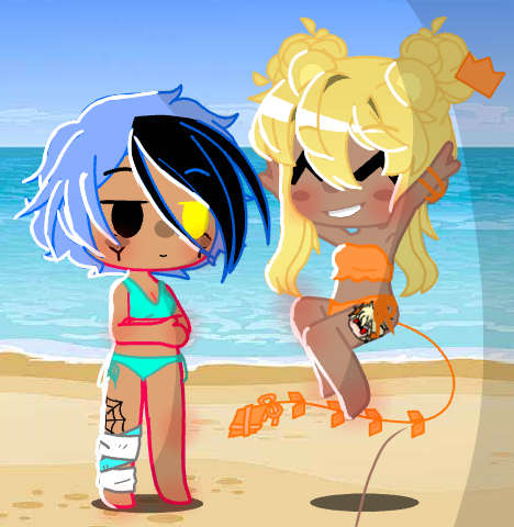 Beach day~ - ibisPaint