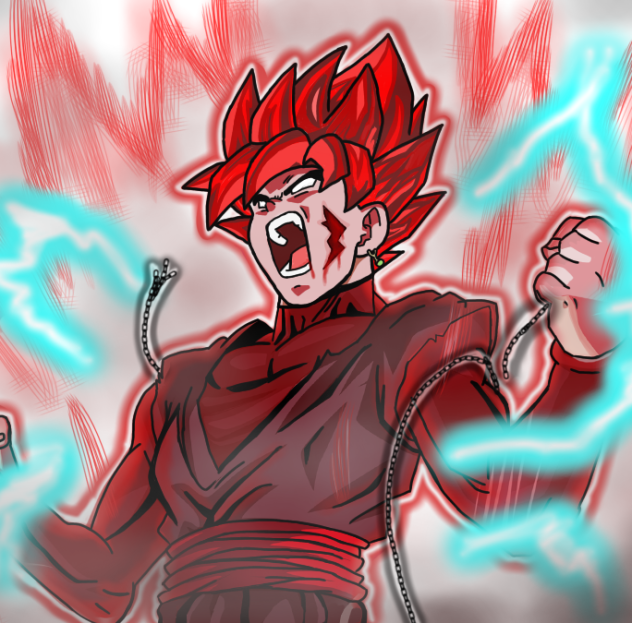 Rosé Goku X Kioken - ibisPaint