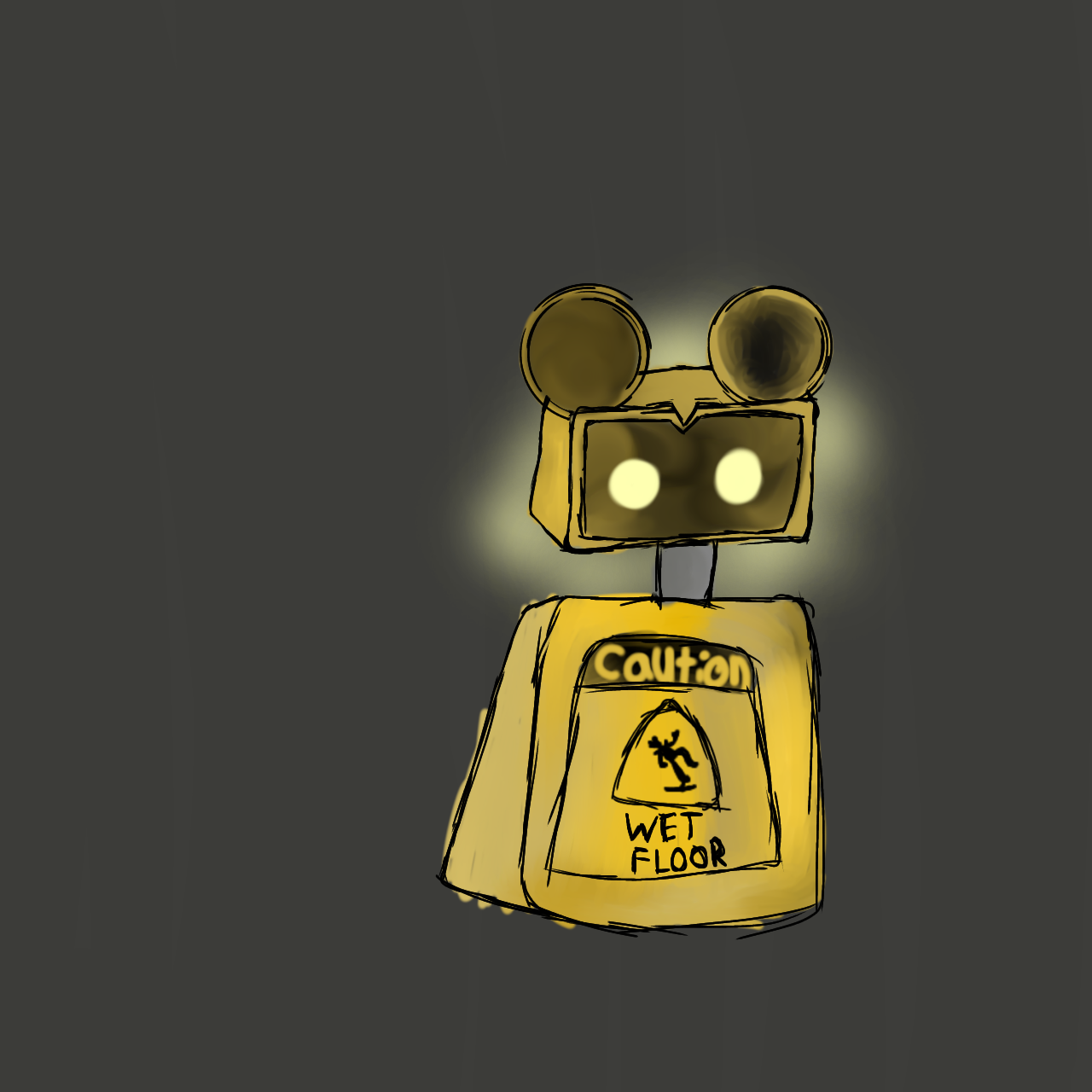 Wet floor bot - ibisPaint