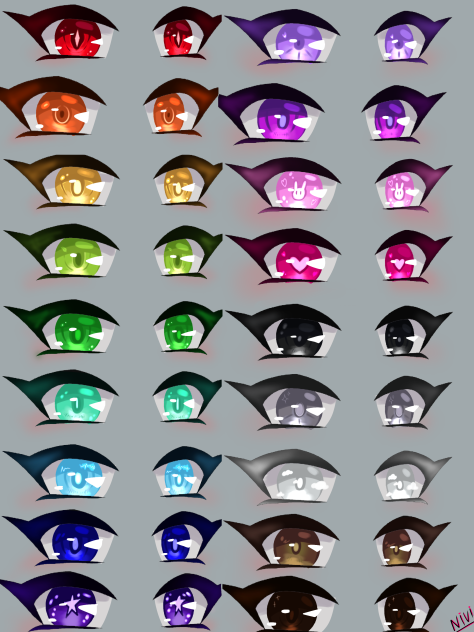 Rainbow eyes 🌈 - ibisPaint