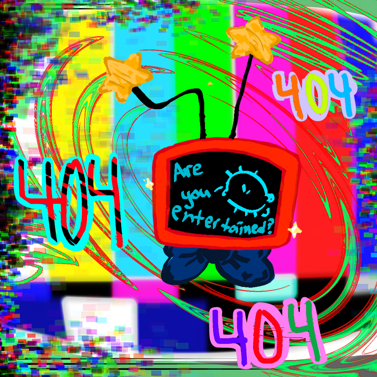 Dandy’s world Vee showtime skin - ibisPaint