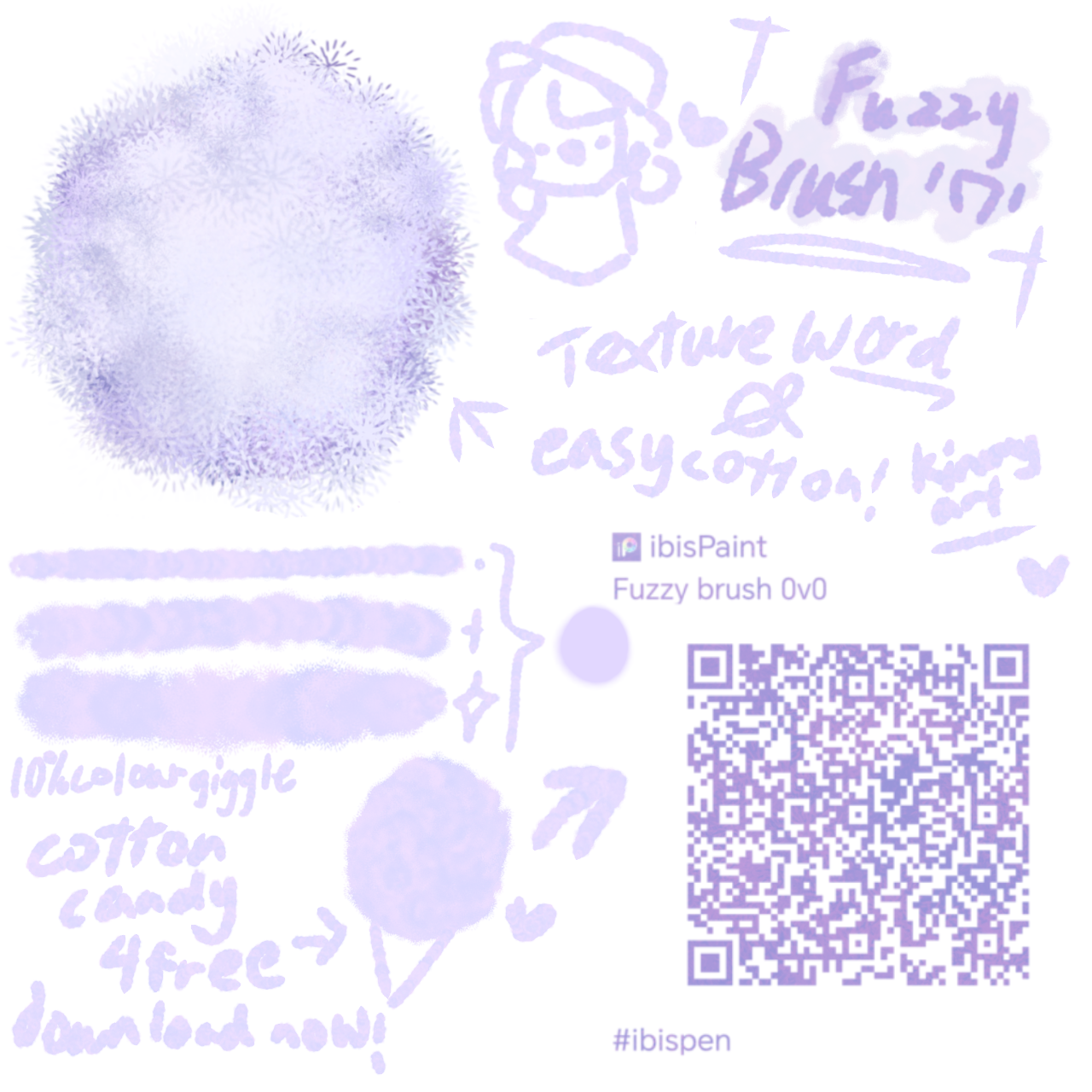 Fuzzy brush 0v0 - ibisPaint