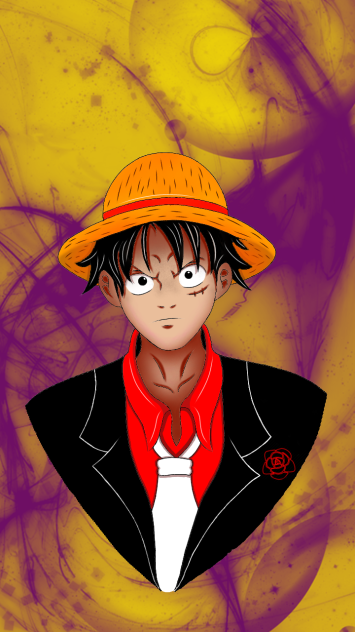 Drawing Luffy From One Piece - ibisPaint