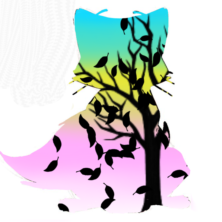 a cat without face - ibisPaint