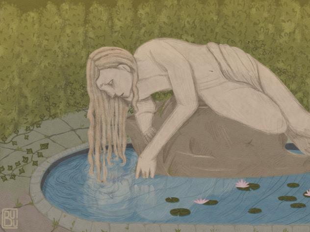 Crowley Narcissus Statue - ibisPaint