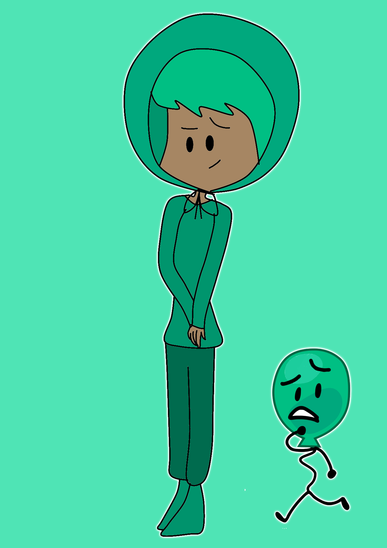 🎈 Bfdi Balloony as human 🎈 - ibisPaint