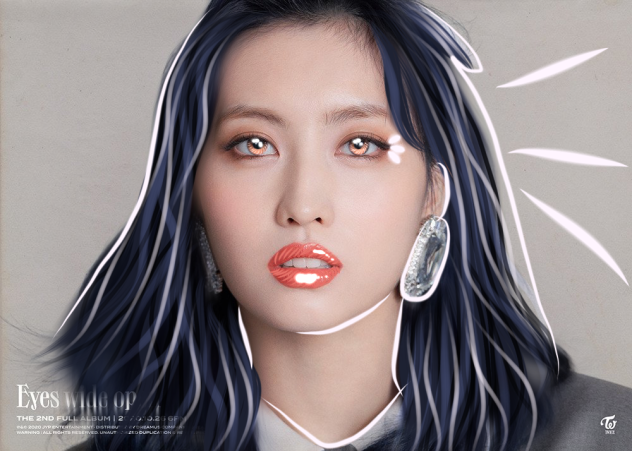 Twice Momo Eyes Wide Open Album Edit - ibisPaint