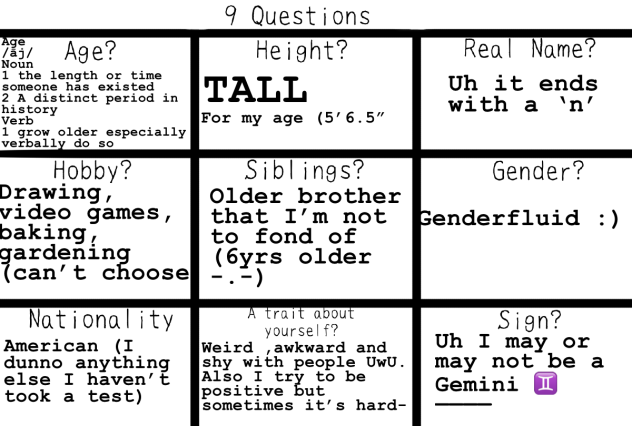 9 questions - ibisPaint