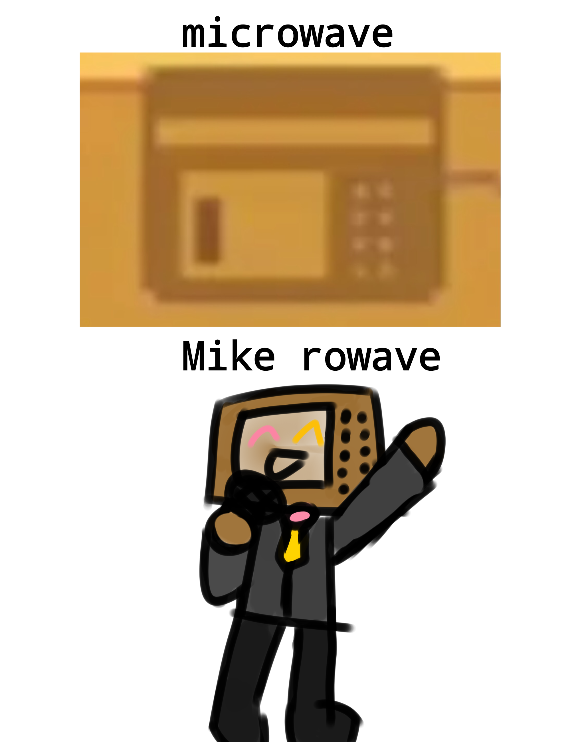 haha funni microwave man - ibisPaint