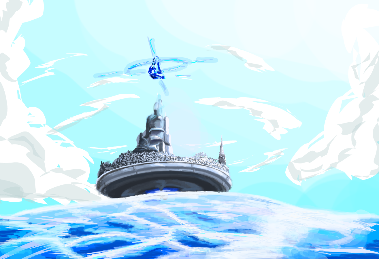 Floating city (calebril) - ibisPaint