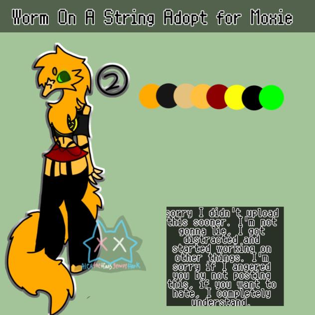 Worm On A String Adopt For Moxie - ibisPaint