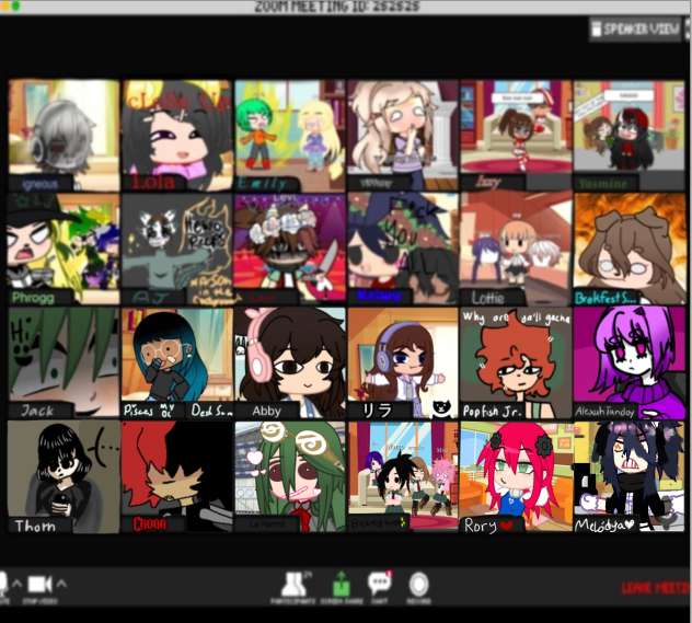 Zoom call(collabbbbbb) - ibisPaint