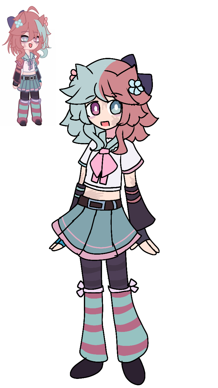 My Oc Kat3ni as a Vocaloid - ibisPaint