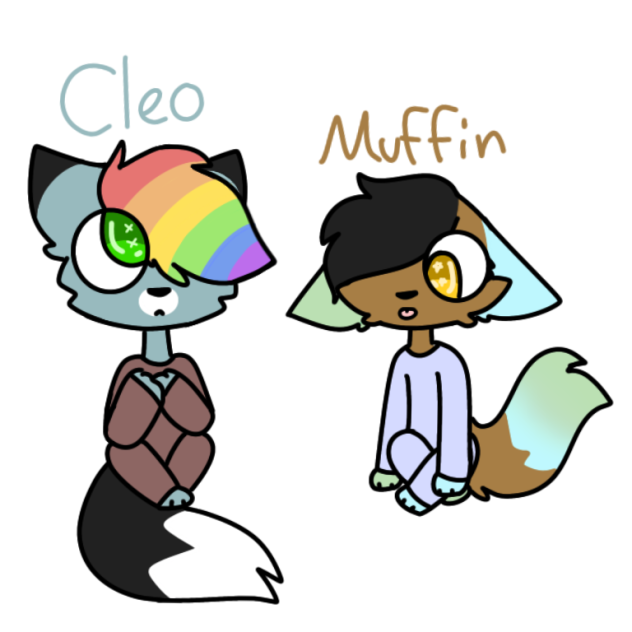 Cleo and Muffin (Fexy and Cori babs) - ibisPaint