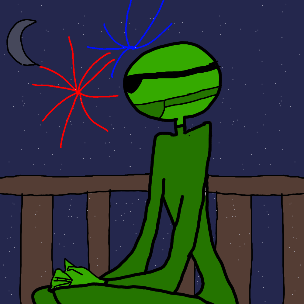 melon soldier mpg staring at the stars - ibisPaint