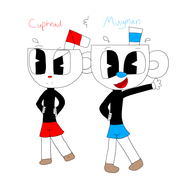 CUPHEAD & MUGMAN (speed paint) - ibisPaint