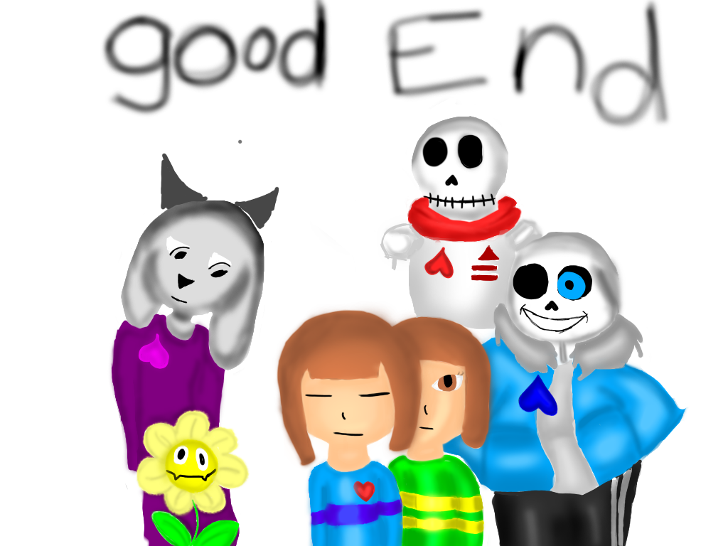 undertale good ending - ibisPaint