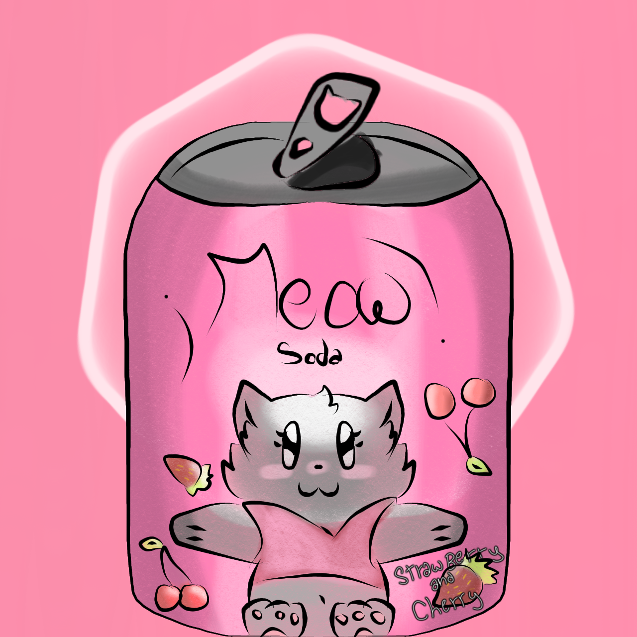 Meow Soda!!! - ibisPaint