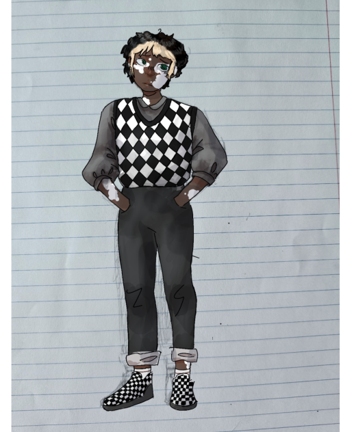 My brother drew my oc - ibisPaint