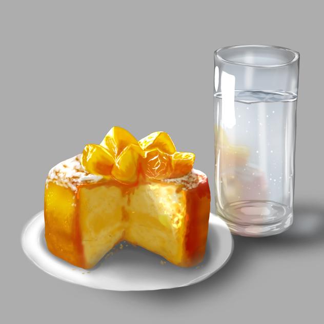 Pineapple cake - ibisPaint
